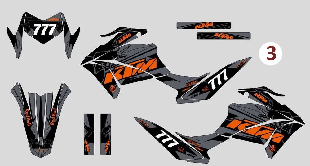 Motorcycle KTM Loncin Tekken Spark Pruss Forte Cross Sparta - Etsy