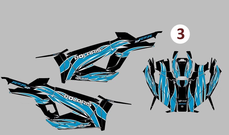 Custom Vinyl Protective Stickers ATV Can-am Maverick X3 Polaris Rzr Pro ...
