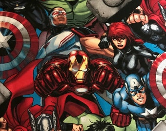Avengers fabric | Etsy