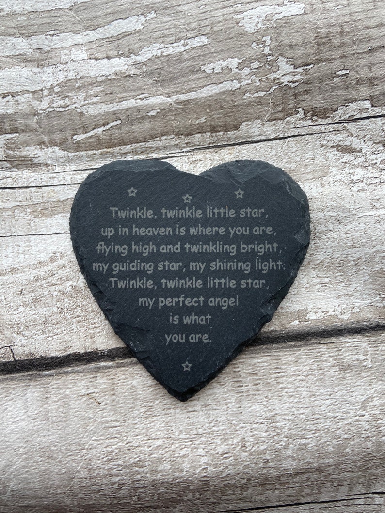 Angel baby Memorial slate plaque. Infant loss. baby loss | Etsy