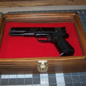 Pistol Display Case 9x12x3 Wall Mount - Etsy