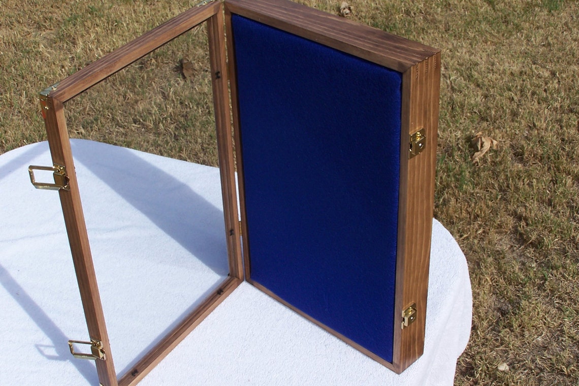 12x18x3 Display Case Wall Mount Locking Fossils Knives Gun | Etsy