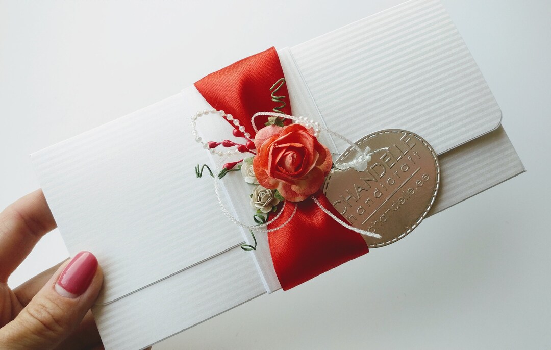 Handmade Card Handmade Birthday Envelope Wedding Card Congratulations ...