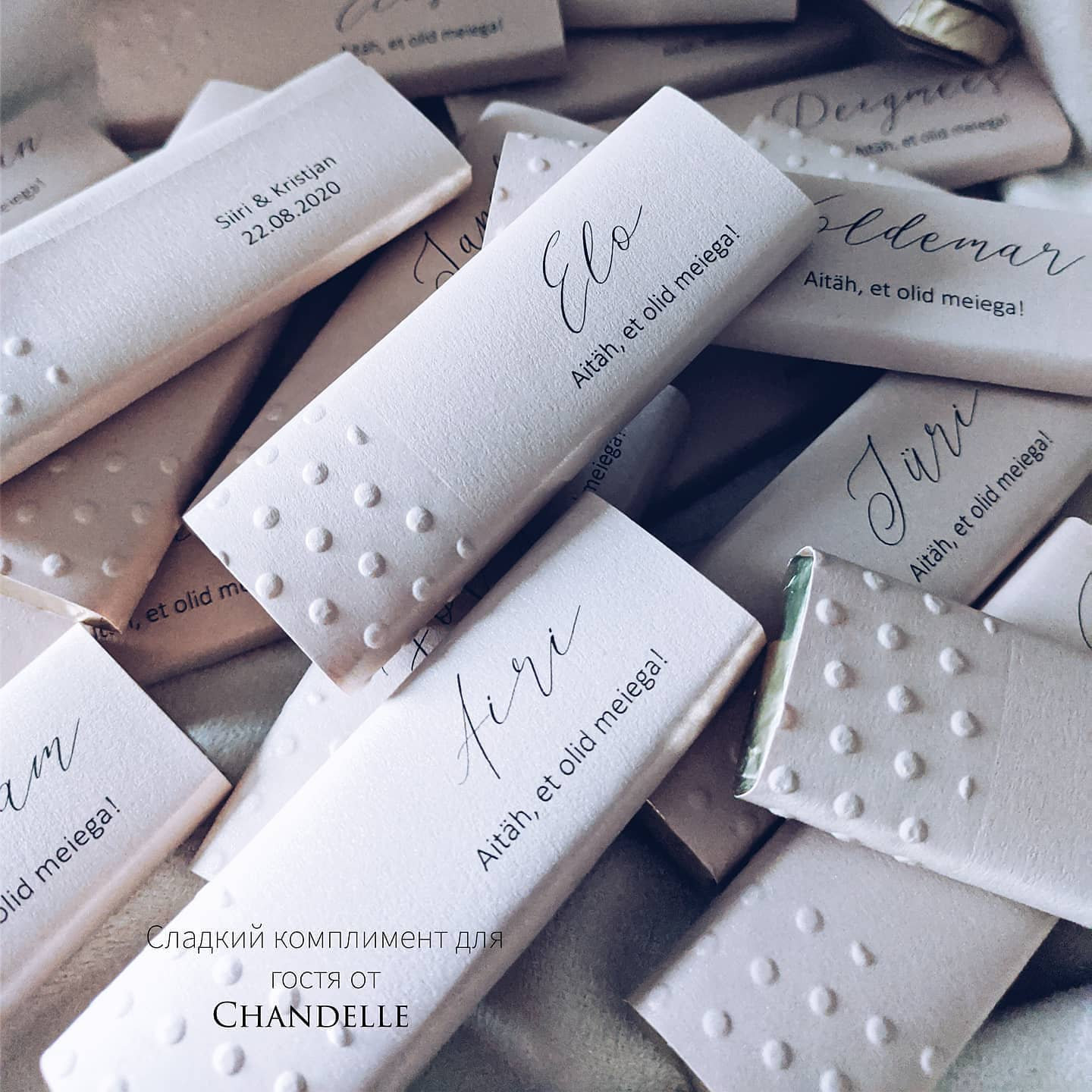 Wedding Place Cards milk chocolate chocolate wedding gift | Etsy