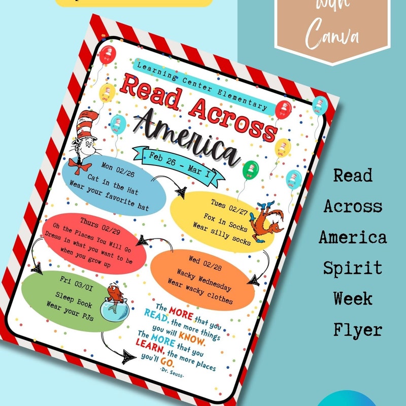 Dr Seuss Poster - Etsy