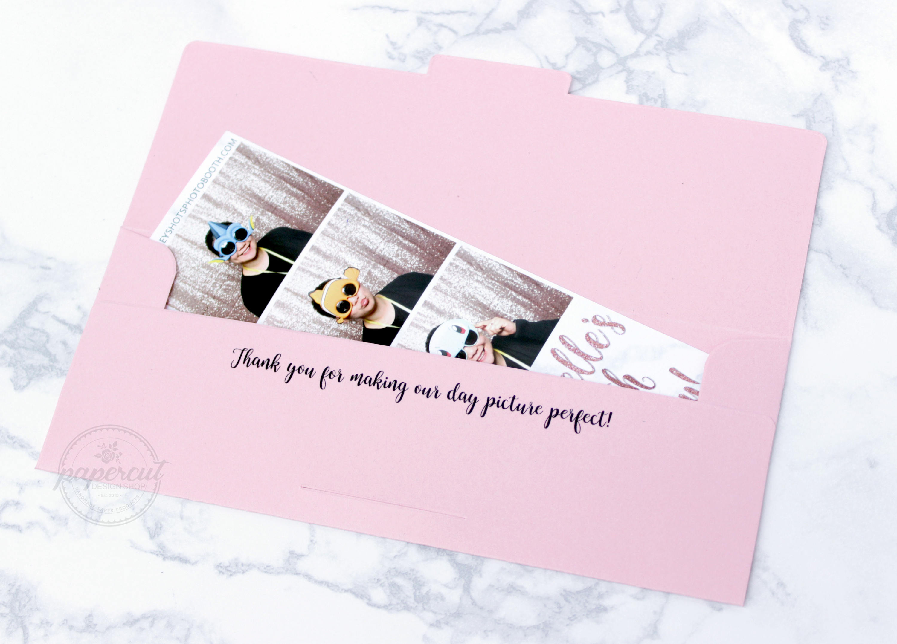 Photo Booth Envelope 2x6 Photo Strips Envelope Photo Holder Ticket ...