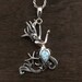 Mermaid With Sea Star Pendant - Silver Mermaid Pendant With Larimar ...