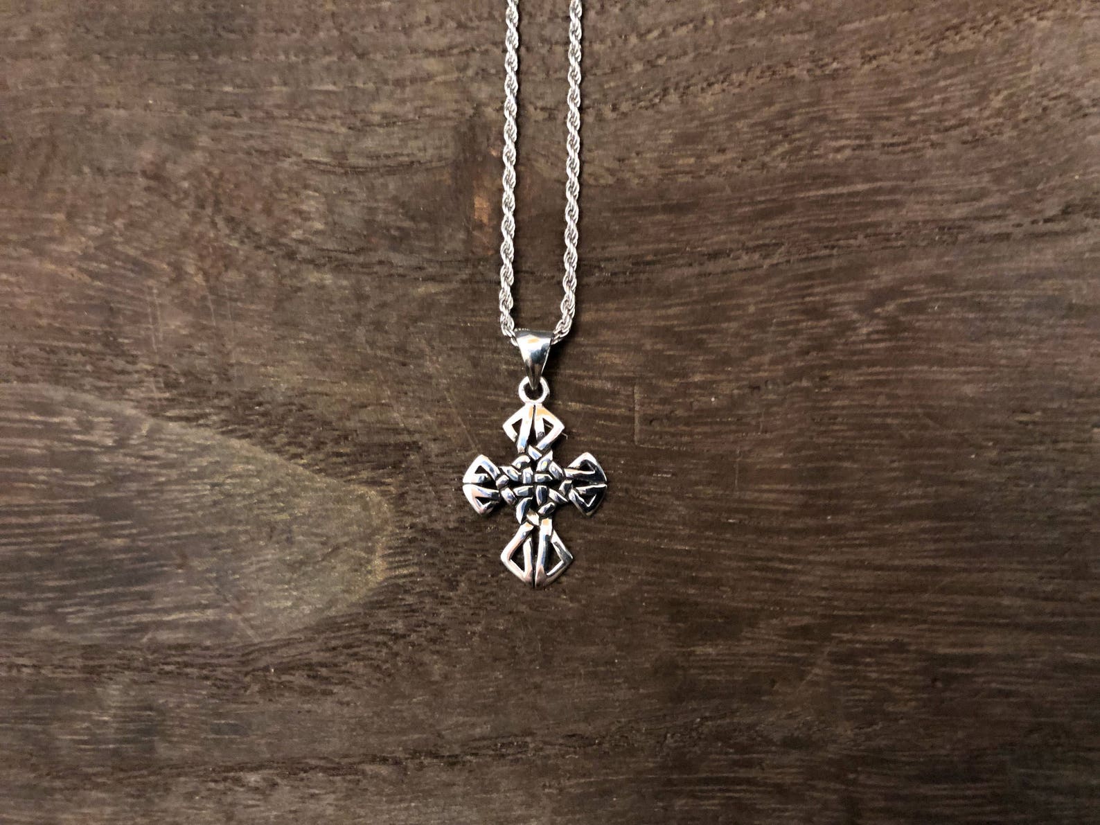 Small Celtic Cross Silver Celtic Cross 925 Sterling Silver | Etsy
