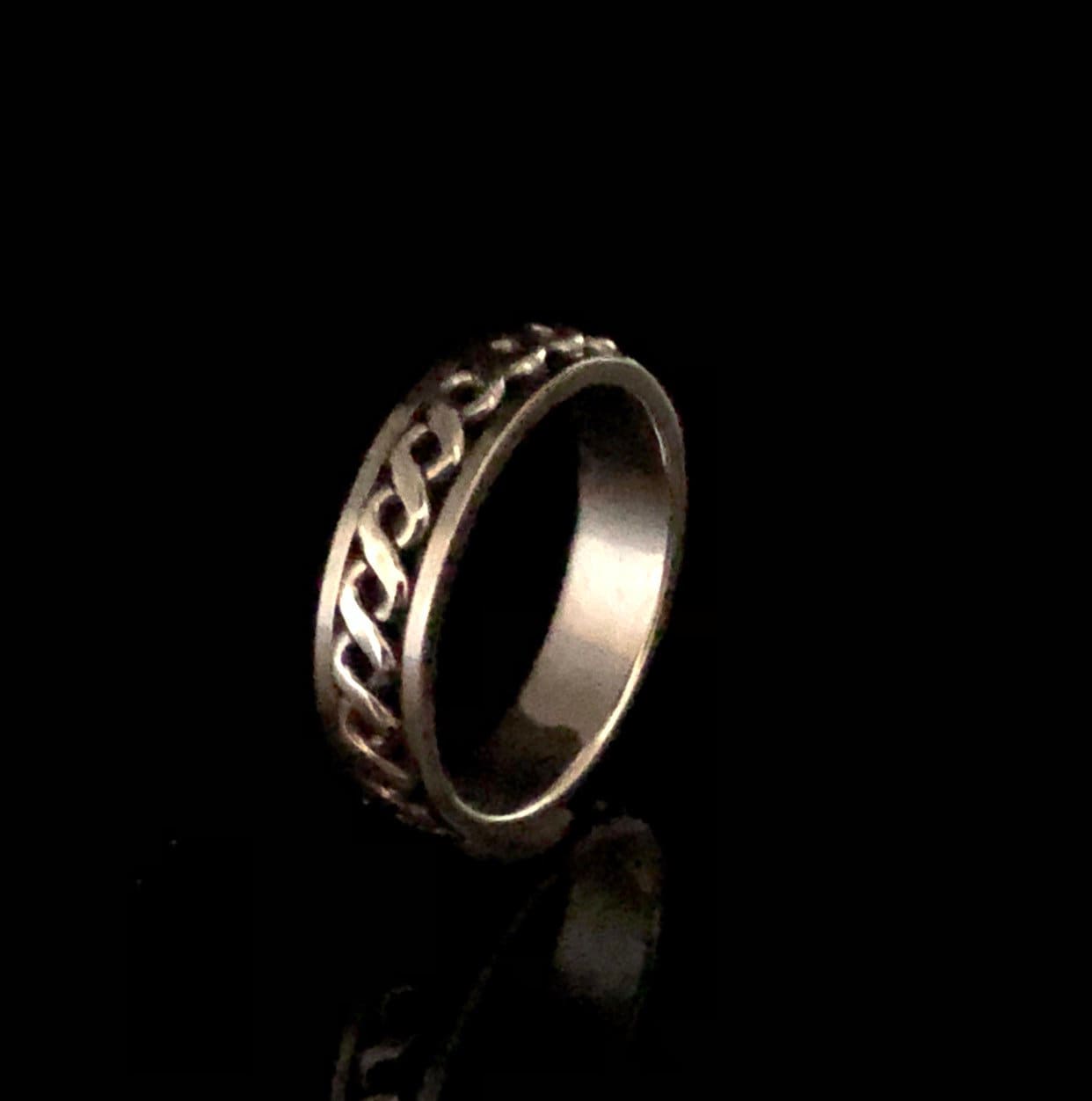 Infinity Spinner Ring Silver Spin Ring Celtic Design Spin | Etsy