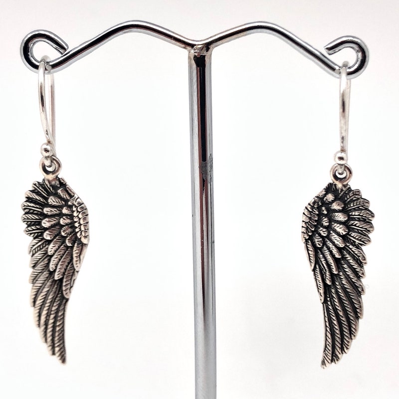 Angel Wing Earrings - Etsy