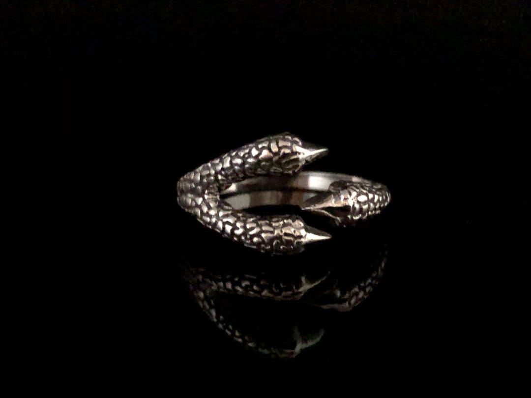 Eagle Claw Ring // Eagle Talon Ring // 925 Sterling Silver // Hand Cast ...