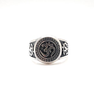 925 Sterling Silver OM Ring Size 8, 9, 10, 11 - Etsy