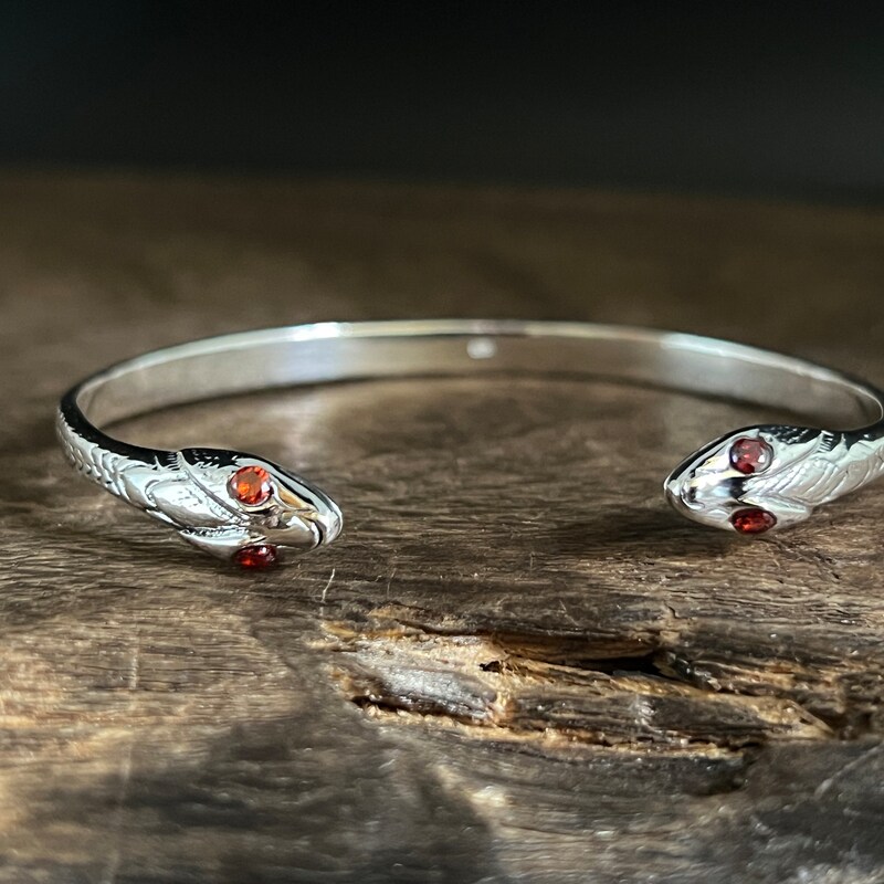 925 Snake Silver Bracelet - Etsy