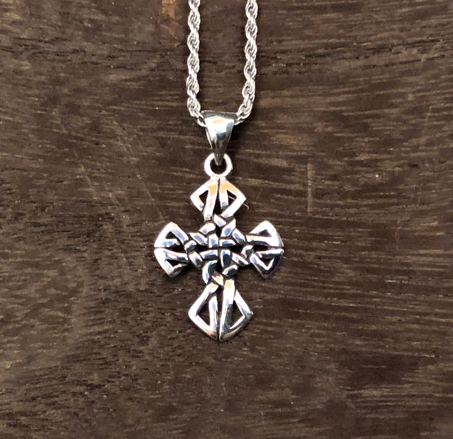 Small Celtic Cross Silver Celtic Cross 925 Sterling Silver | Etsy