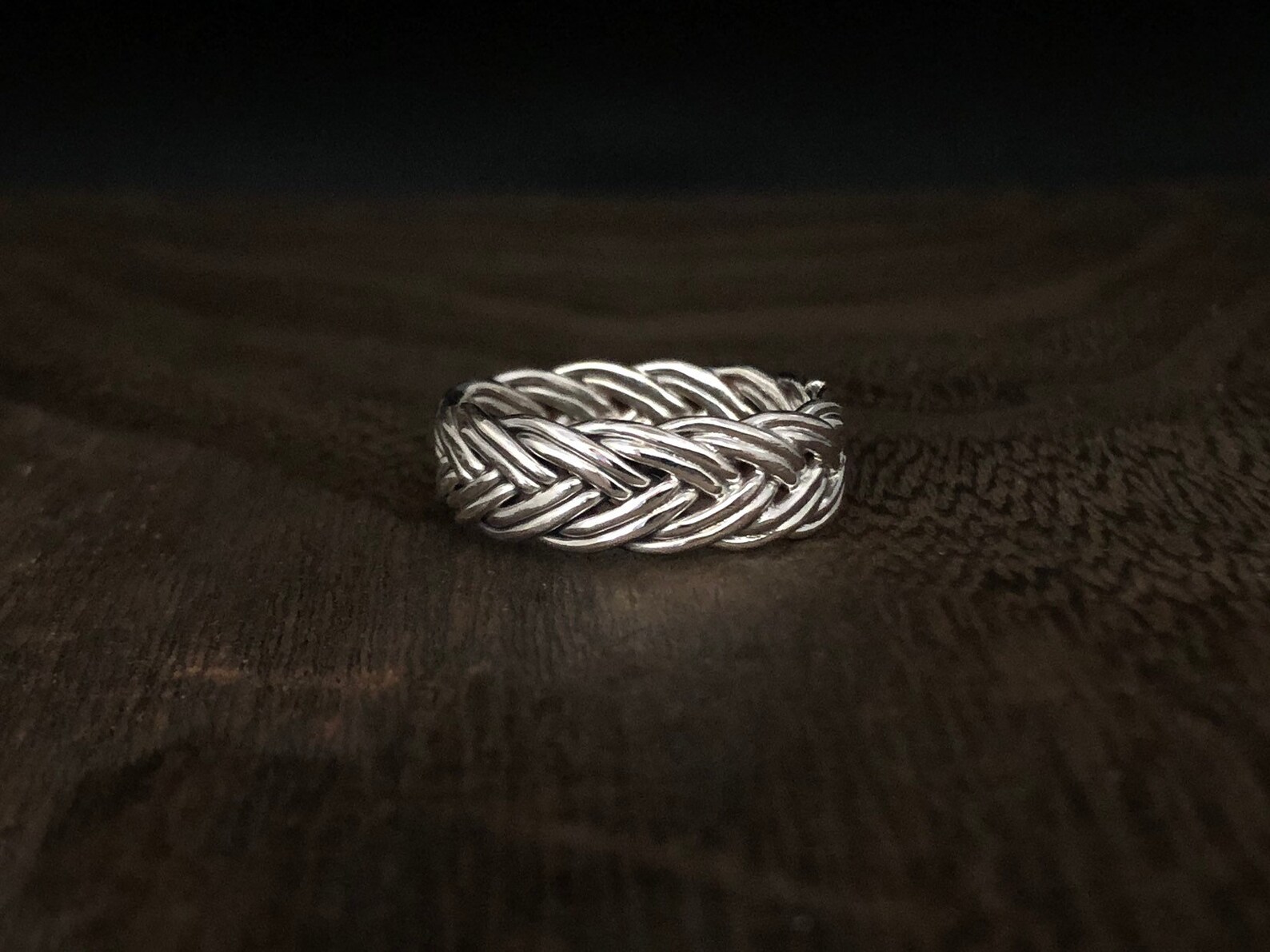 Double Weave Silver Ring // 925 Sterling Silver // Celtic - Etsy