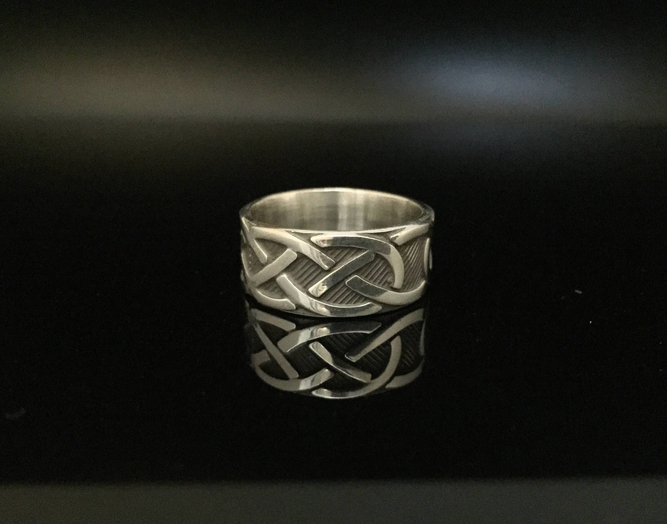 Celtic Rope Design Ring // Silver Celtic Ring // 925 Sterling - Etsy UK