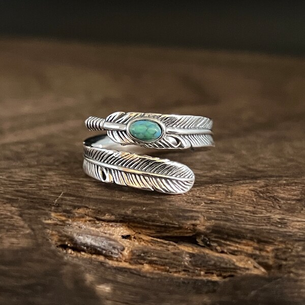 Feather Ring - Etsy