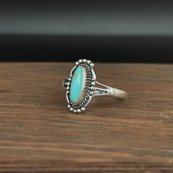 Green Turquoise Ring - Etsy