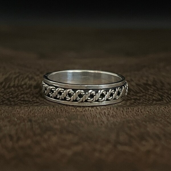 Silver Spinning Ring - Etsy