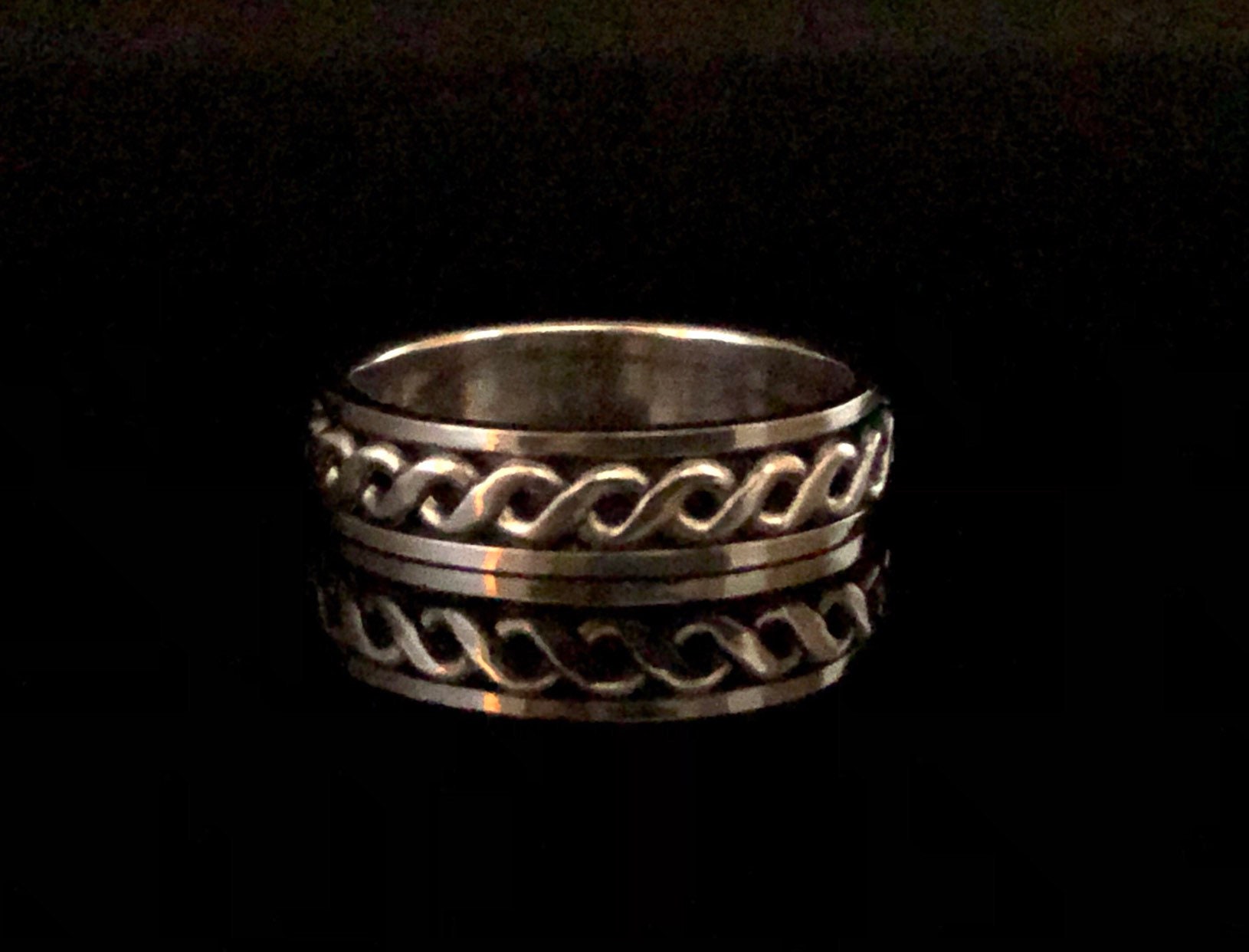 Infinity Spinner Ring Silver Spin Ring Celtic Design Spin | Etsy