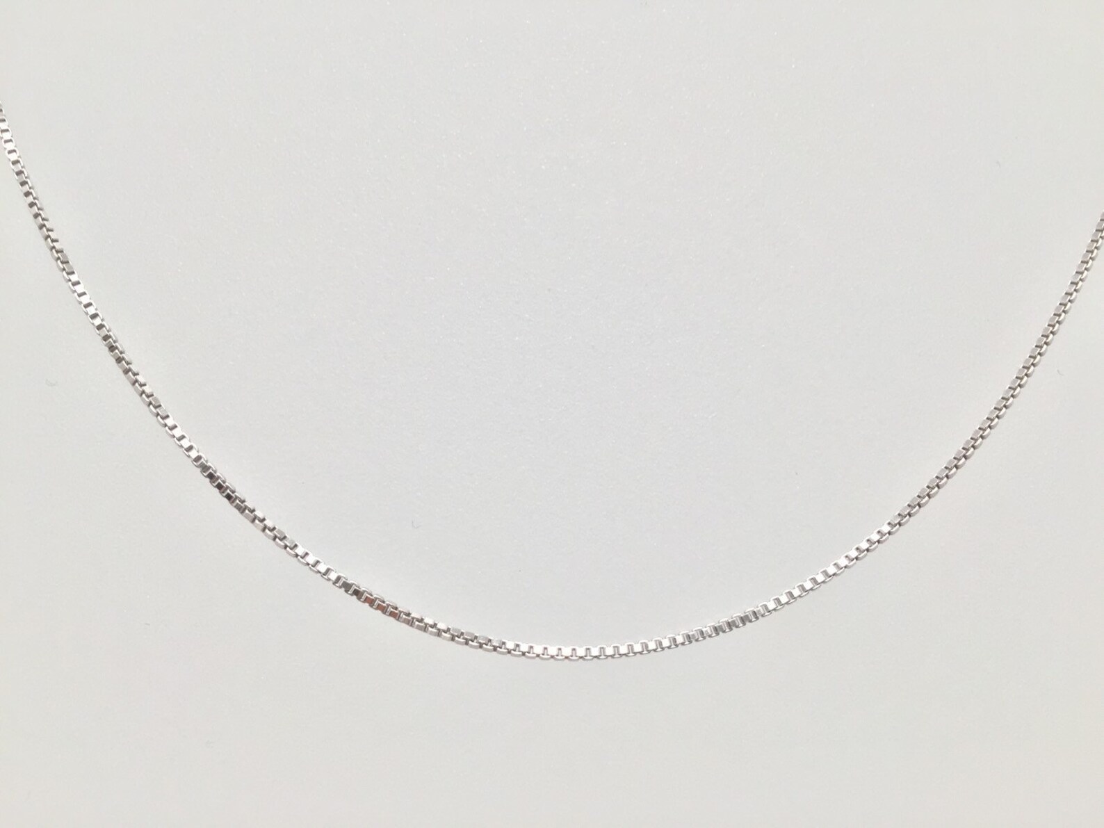 Silver Box Chain // Thin Box Chain // Box Chain // 925 - Etsy