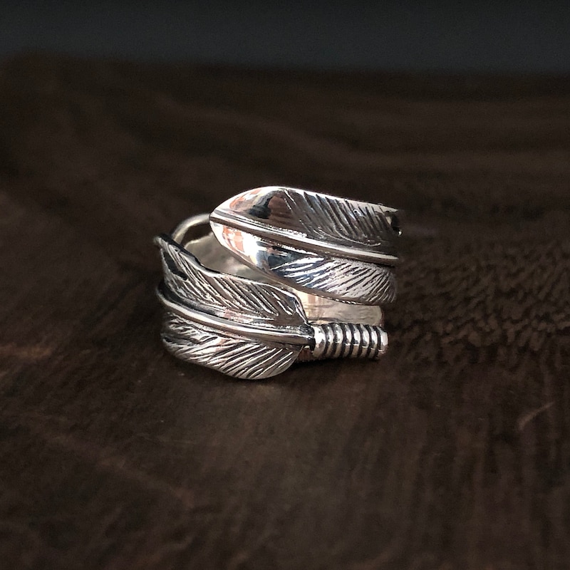 Feather Ring - Etsy