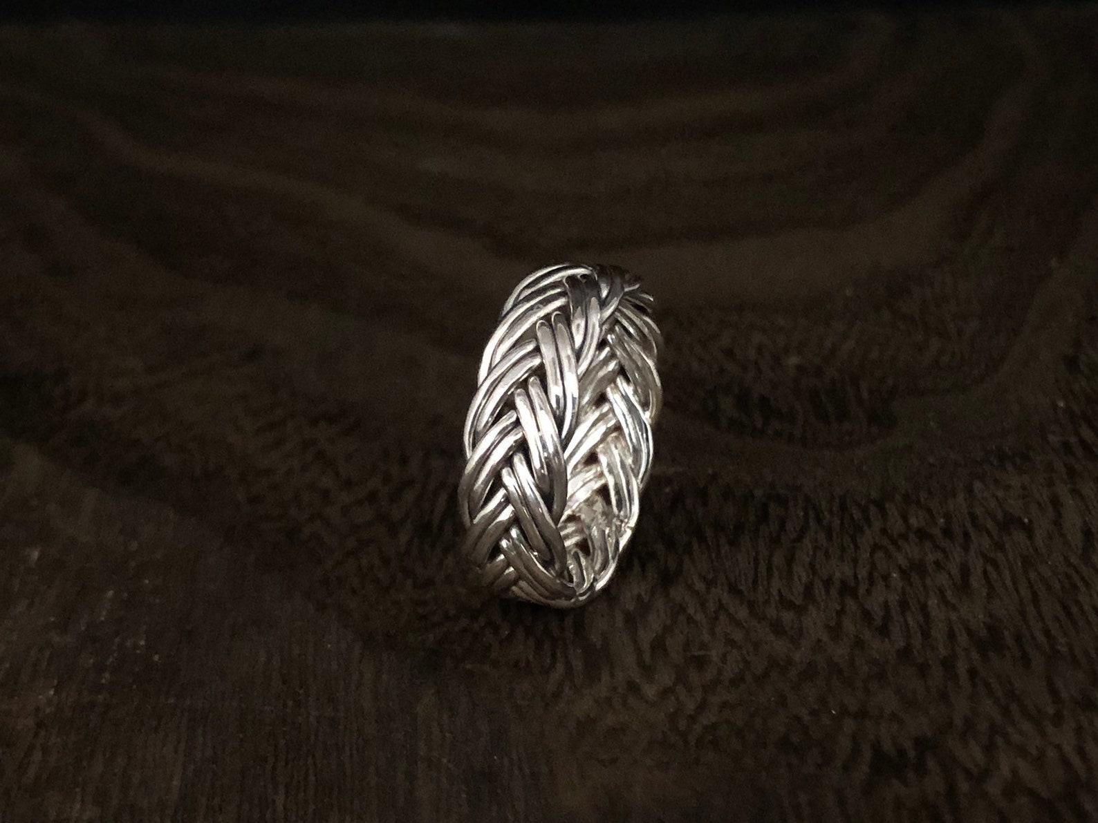 Double Weave Silver Ring // 925 Sterling Silver // Celtic - Etsy