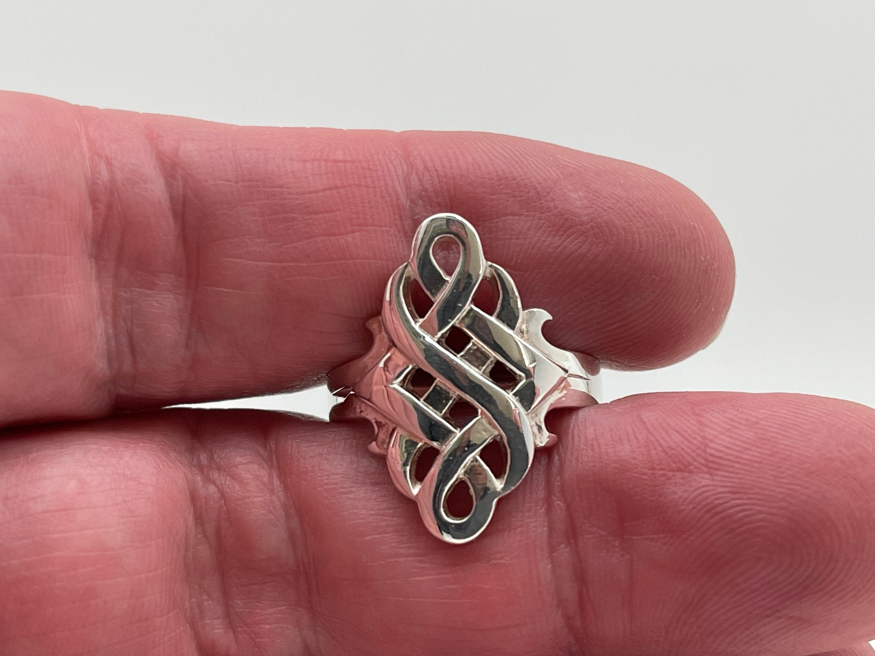 Celtic Knot Ring // Celtic Eternity Ring // 925 Sterling - Etsy