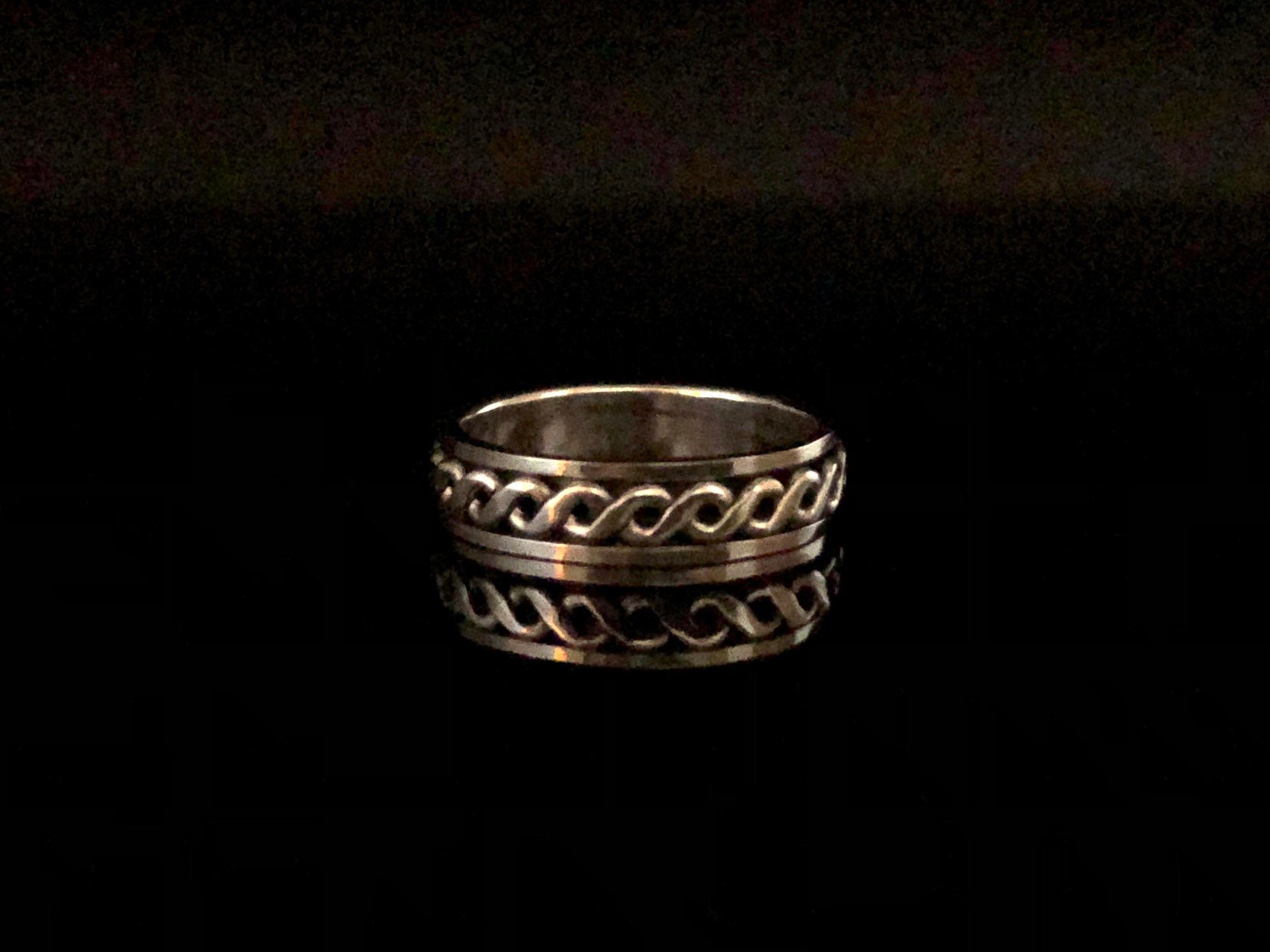 Infinity Spinner Ring Silver Spin Ring Celtic Design Spin - Etsy
