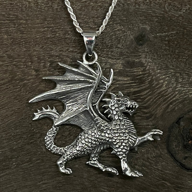 Dragon Pendant - Etsy