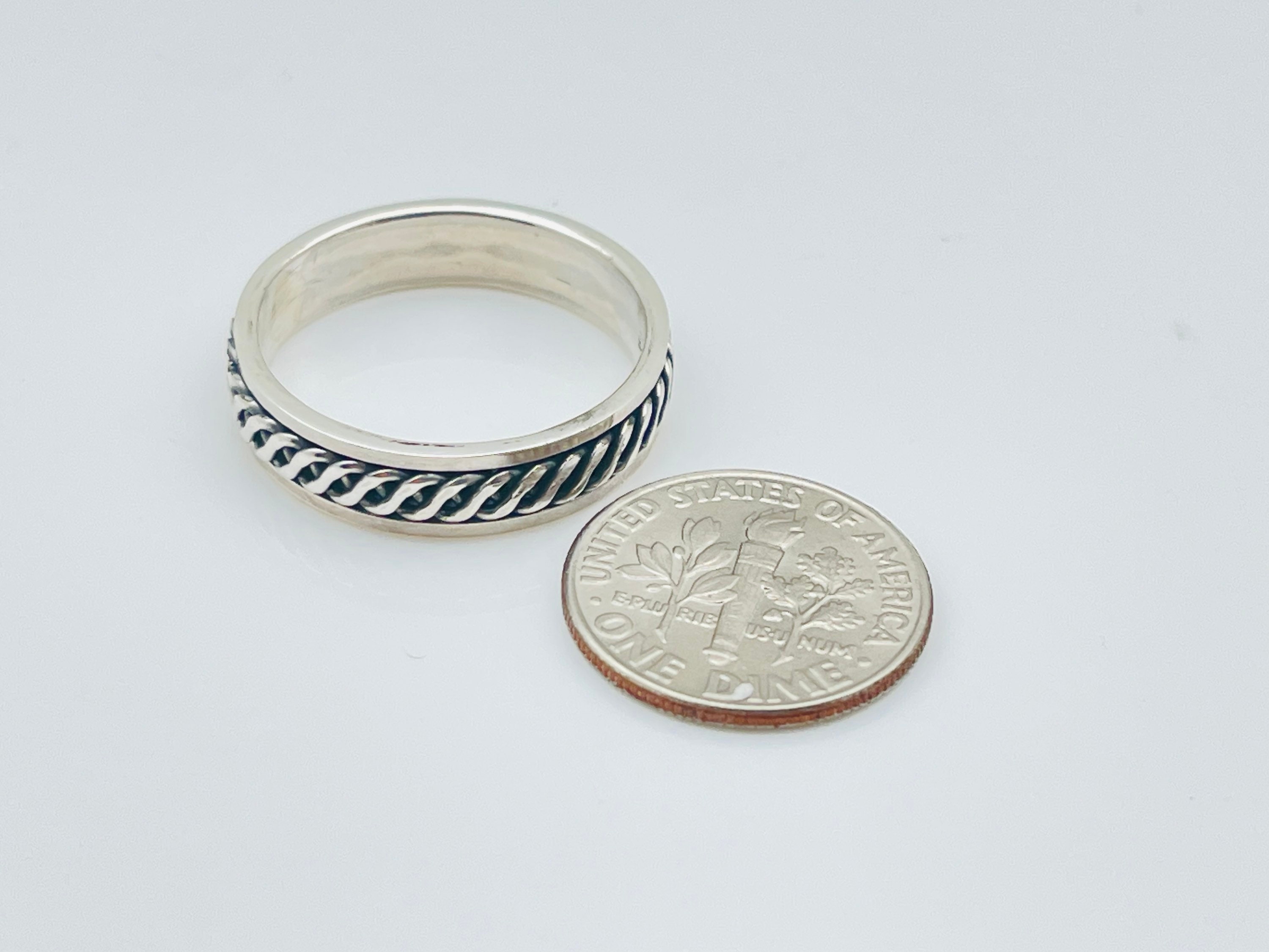 Infinity Spinner Ring Silver Spin Ring 925 Sterling - Etsy