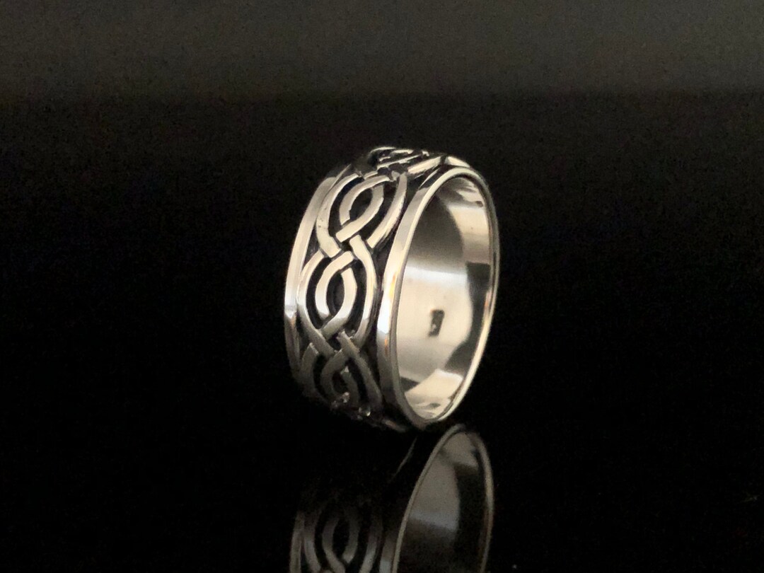 Infinity Spinner Ring // Celtic Spin Ring // Silver Spin Ring // 925 ...