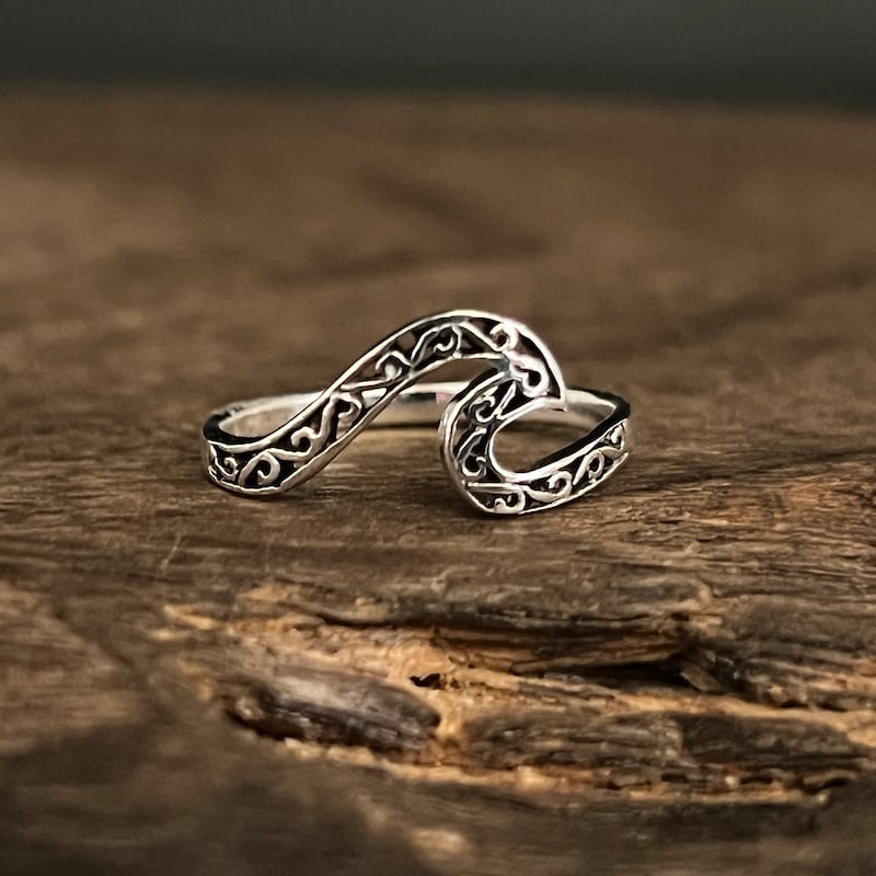 Filigree Silver Ring - Etsy