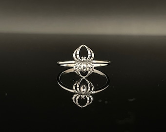 Silver Spider Ring | Etsy