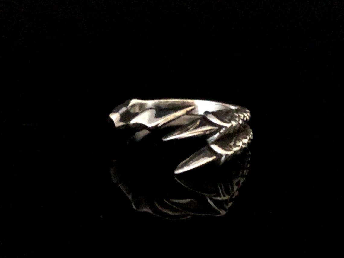 Eagle Talon Ring // Eagle Claw Ring // 925 Sterling Silver // Hand Cast ...