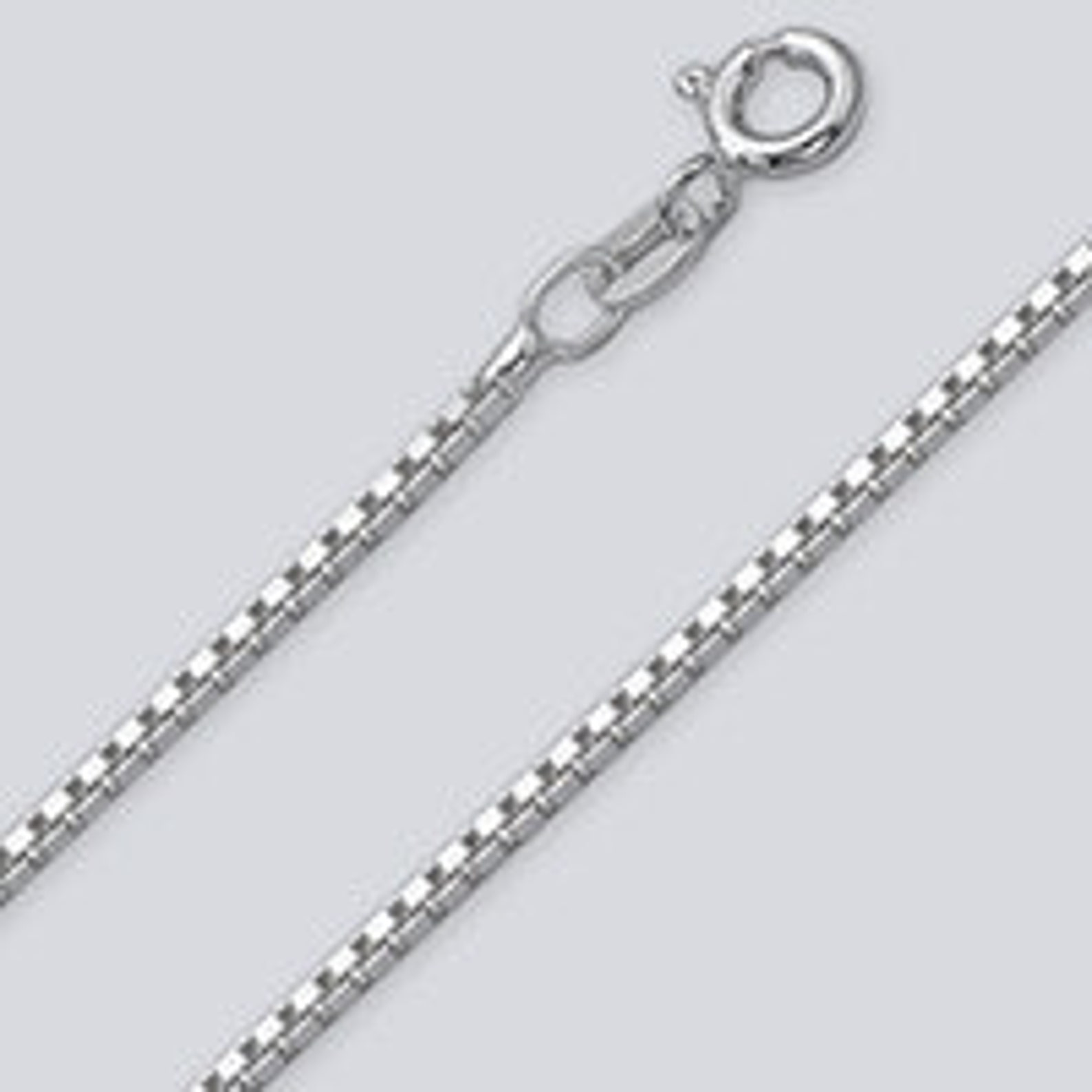 Standard Silver Box Chain // 925 Sterling Silver // 1.5mm Gage | Etsy