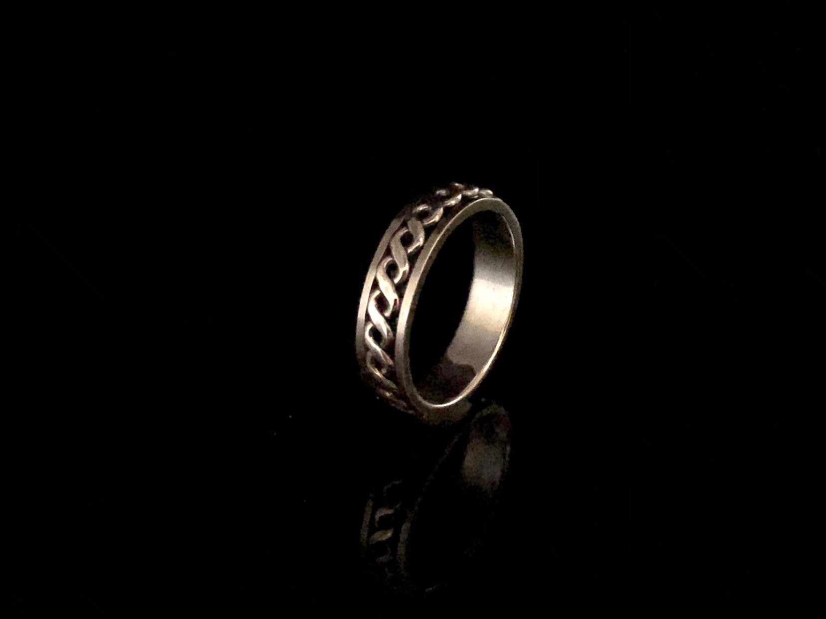Infinity Spinner Ring Silver Spin Ring Celtic Design Spin - Etsy