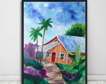 Beach house wall art | Etsy