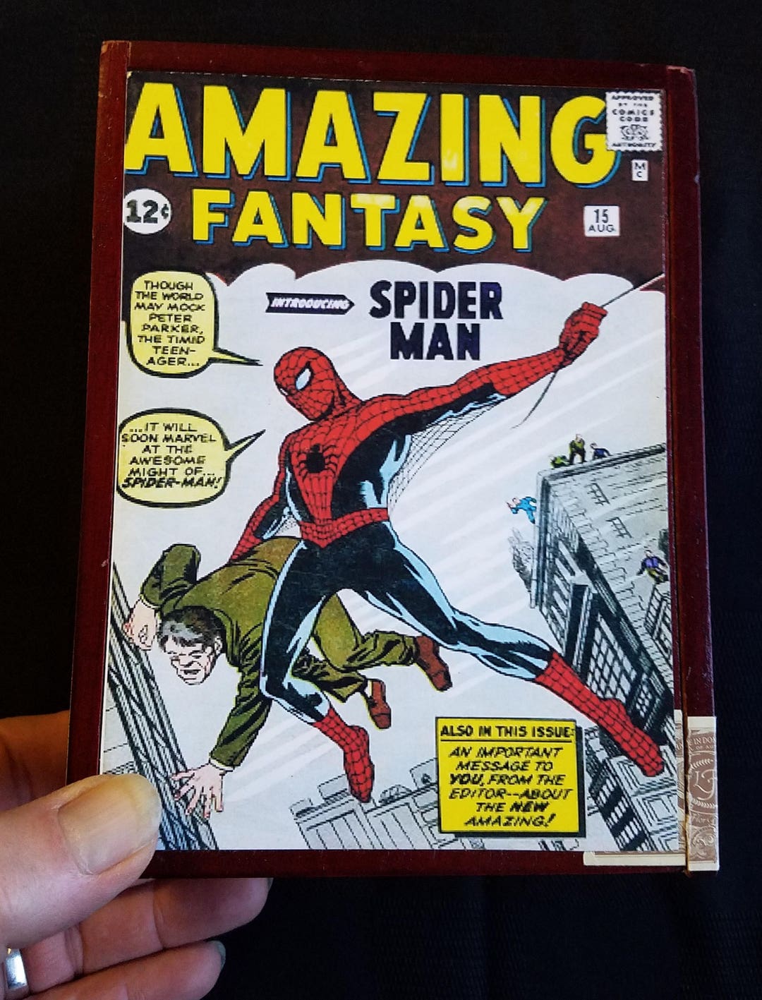 Spider-man Cigar Box: Upcycled Silver Age Comic Book Decor - Etsy