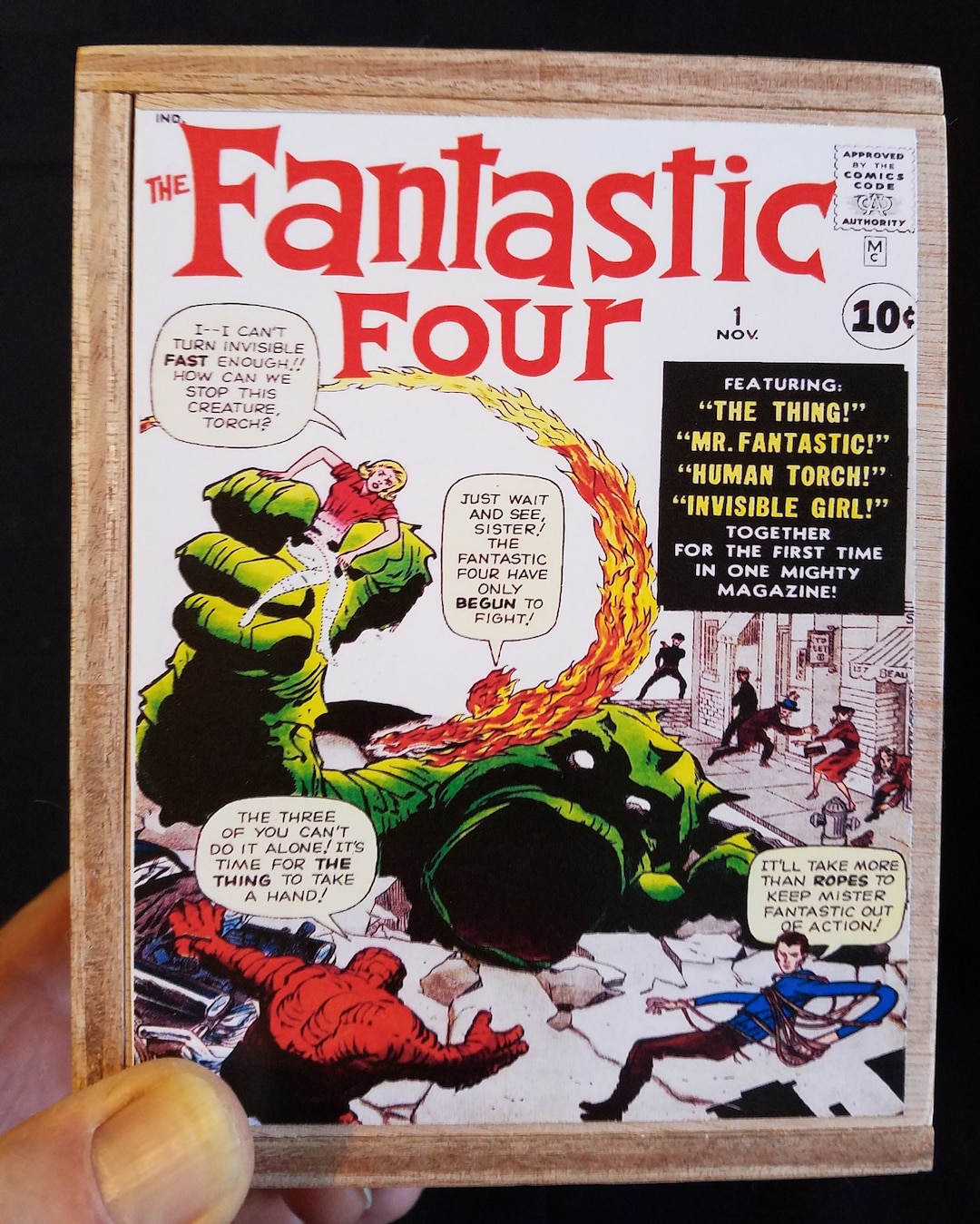 Fantastic Four Comic Book Cigar Box – Silver Age Decor - Etsy