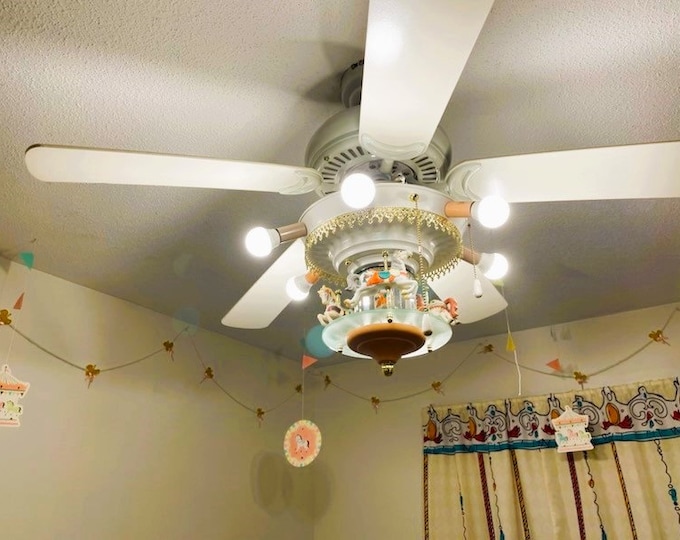 Rare Vintage MINT Craftsman Merry Go Round Carousel Ceiling Fan Lot - Etsy