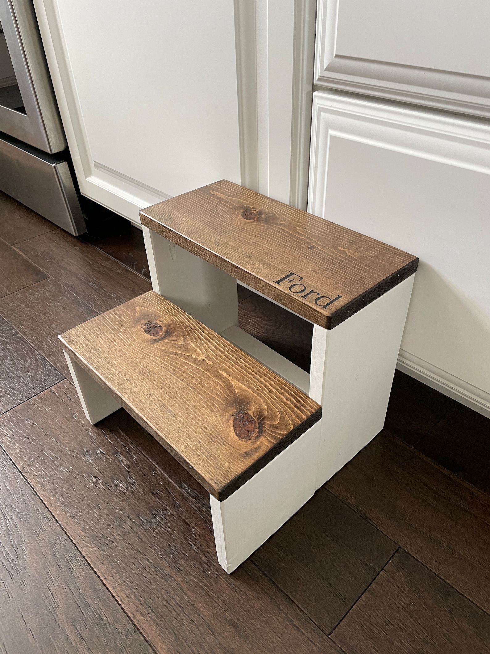Personalized Modern Kids Step Stool Personalized Kid Step - Etsy
