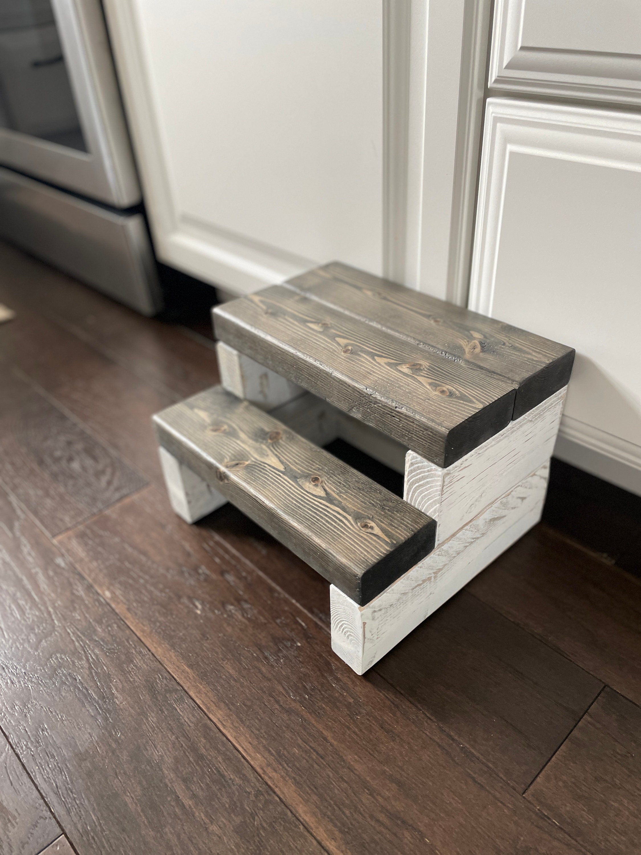 Wooden Step Stool Step Stool Kitchen Helper Potty Helper - Etsy