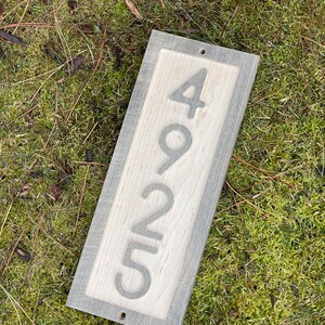 Address Sign, Wood Address Sign, Custom Address Numbers, House Numbers ...
