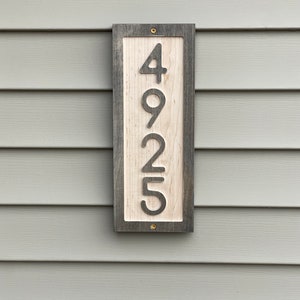 Address Sign, Wood Address Sign, Custom Address Numbers, House Numbers ...