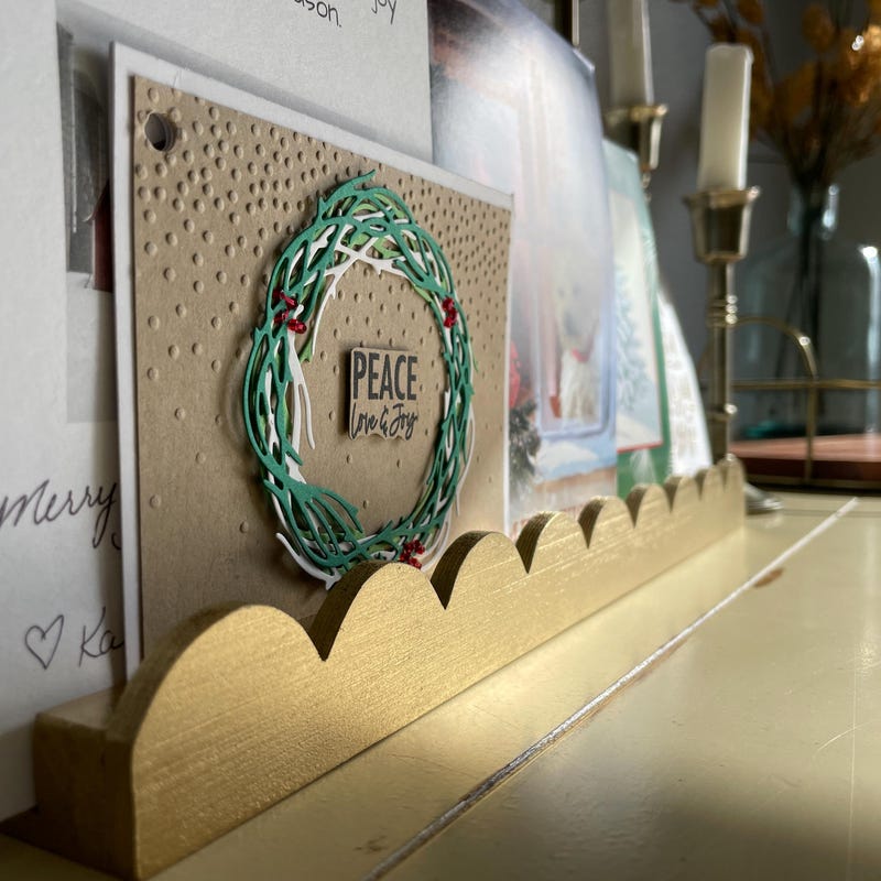 Christmas Card Display Holder - Etsy