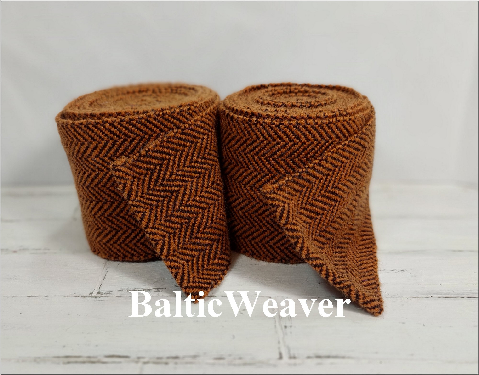 Handwoven Legwraps, Set 2x 3.55 Meters / 11.6 Feet Long, Woolen Leg ...