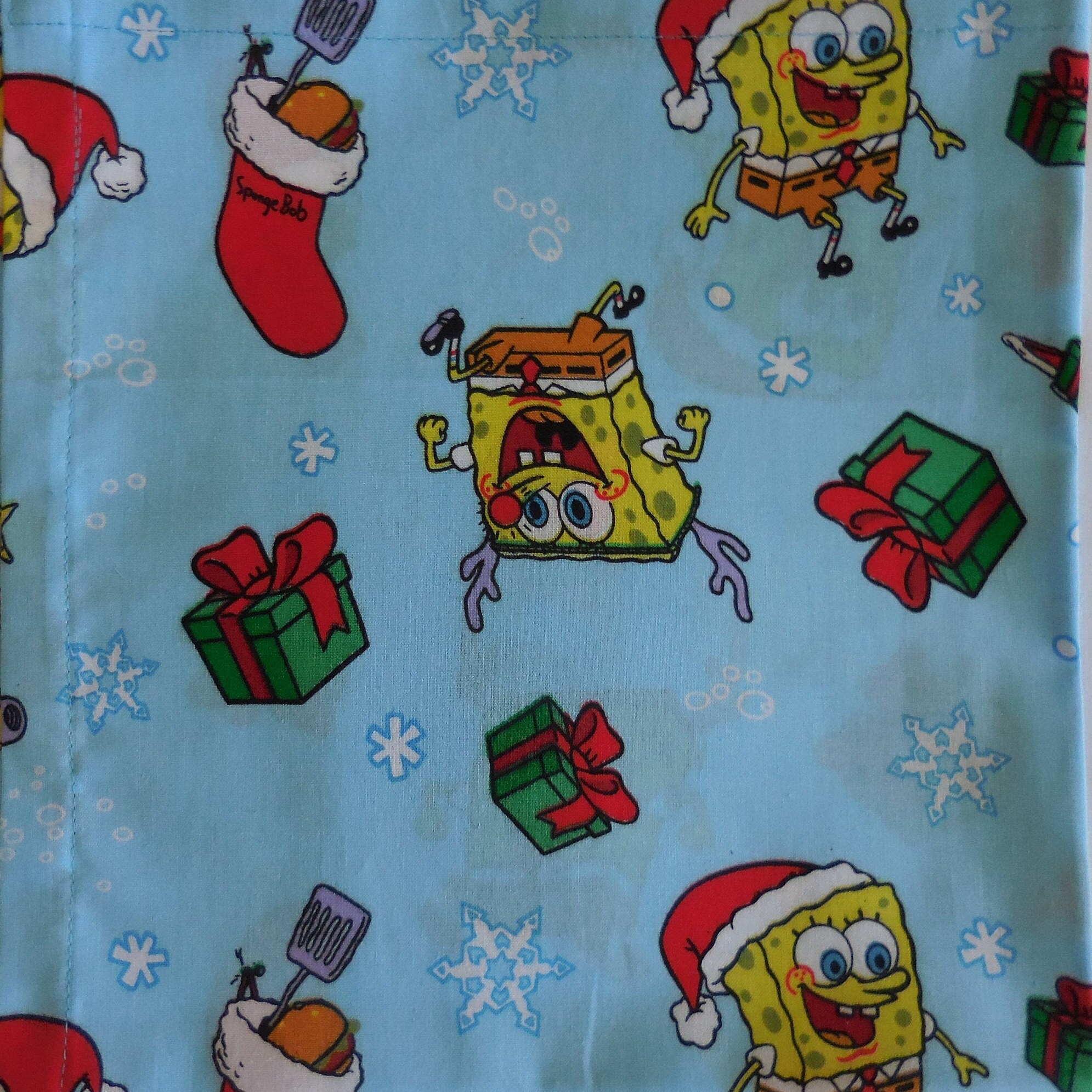 Cloth Fabric Christmas Napkins With Spongebob – Christmas Napkins With ...