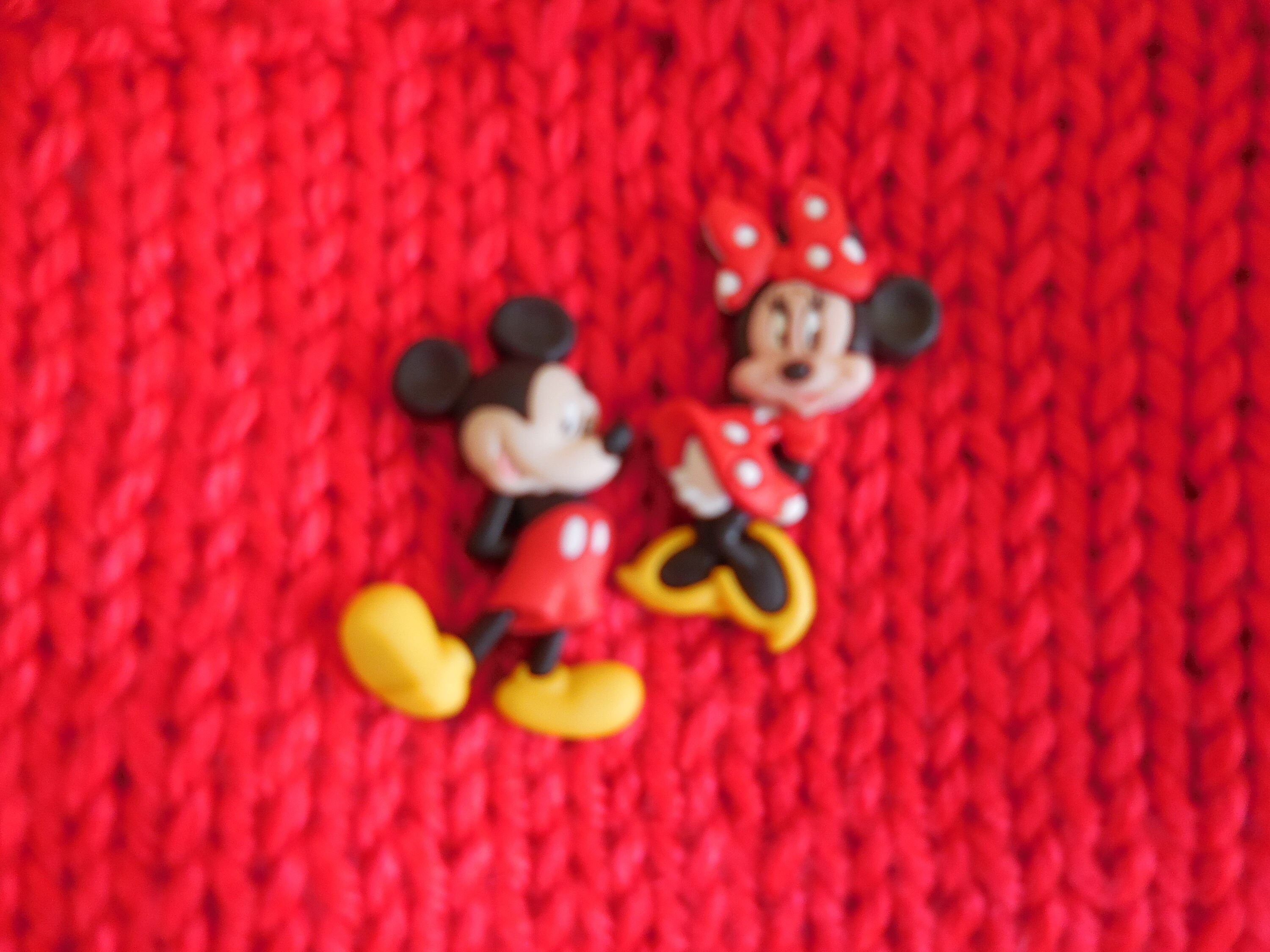 Handmade Knit Red Baby Sweater With Mickey and Minnie Christmas Sweater ...