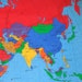 World Map Wall Hanging Panel Cloth Fabric Wall Hanging Panel - Etsy